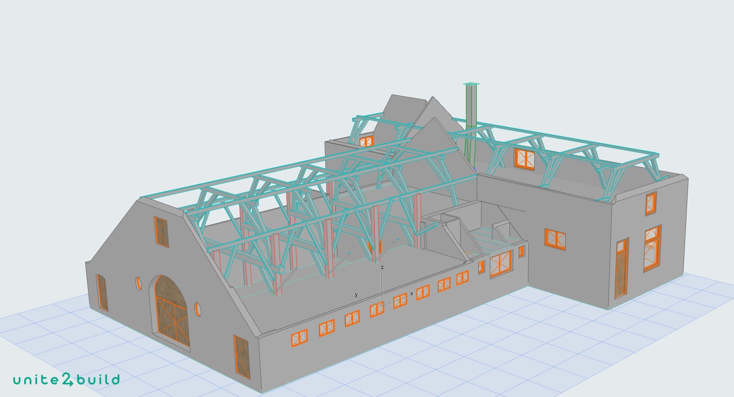 3D meten voor verbouwing, 3D modelleren, BIM model
